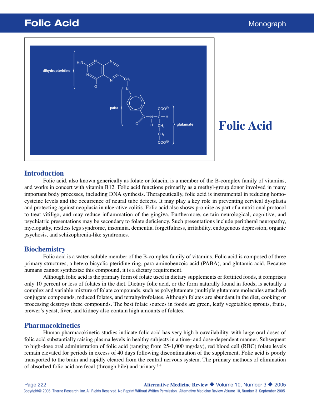 Folic Acid Benefits and Uses | Overview